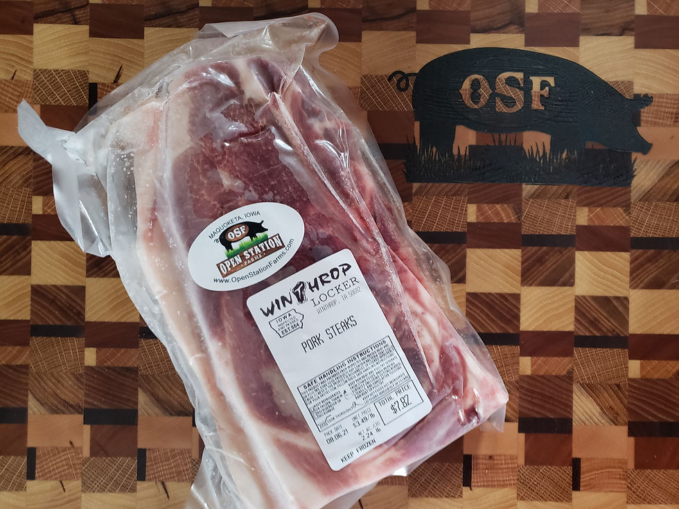 Pork Steaks | Openstationfarms