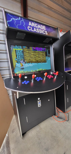 32" 4 Player Stand Up Slim Arcade | Beach Surrey