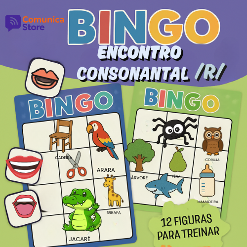 BINGO DO FONEMA /r/ BRANDO | Comunicar A Todos