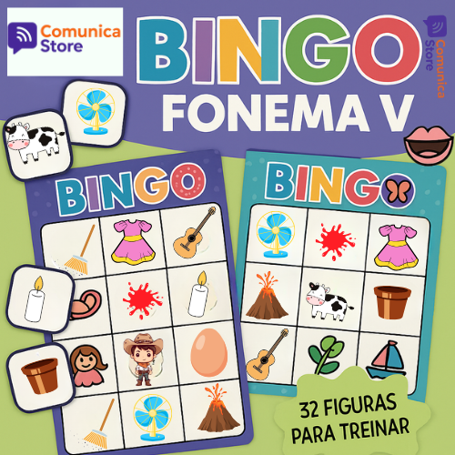 JOGO BINGO DO FONEMA /V/ | Comunicar A Todos