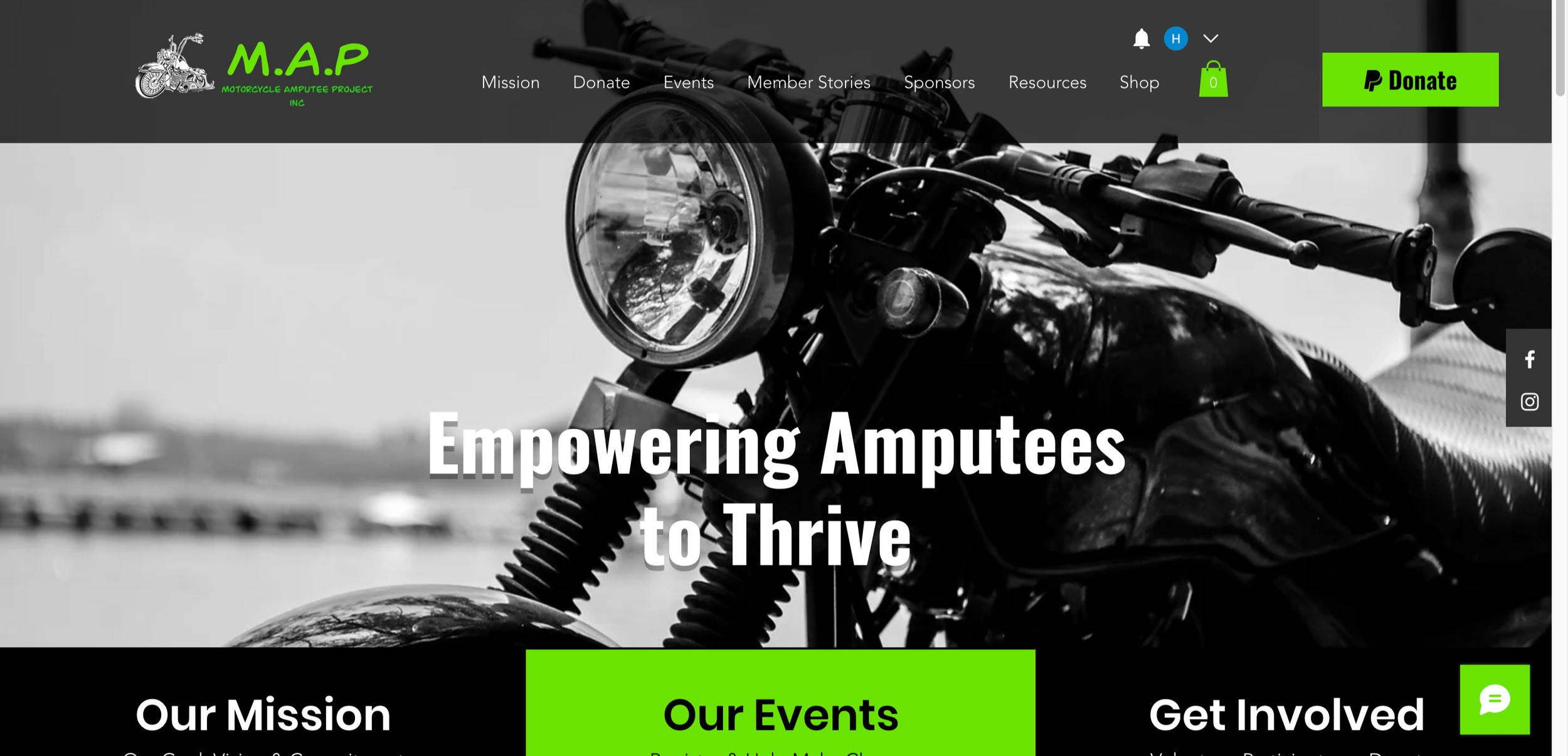 M.A.P Inc. | Motorcycle Amputee Project