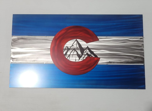 Customized Metal Colorado State Flag | Juggernaut Welding