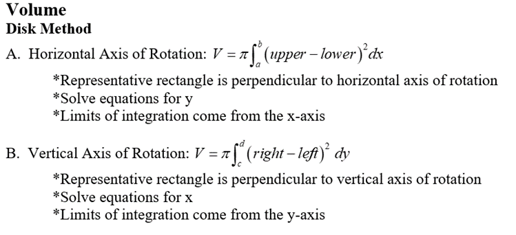 What AP Calculus Students Should Know for their Unit 8 Review