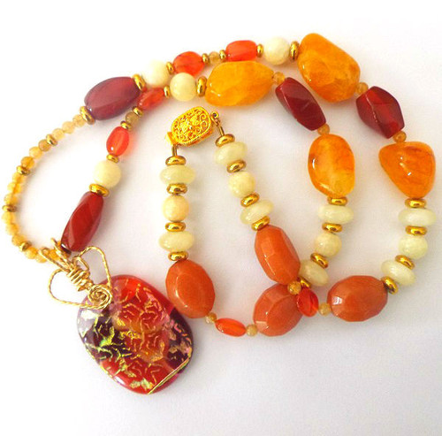 Dancing Leaves Energy Therapy Pendant | Bioenergetic Jewelry