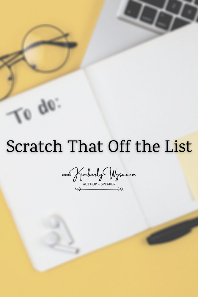 Scratch That Off the List