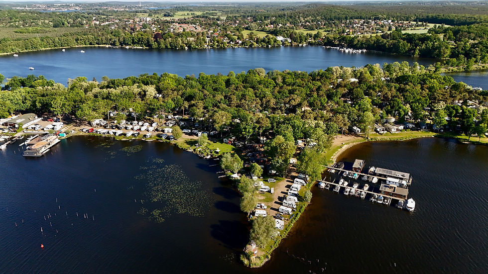 Camping direkt am See bei Potsdam & Berlin