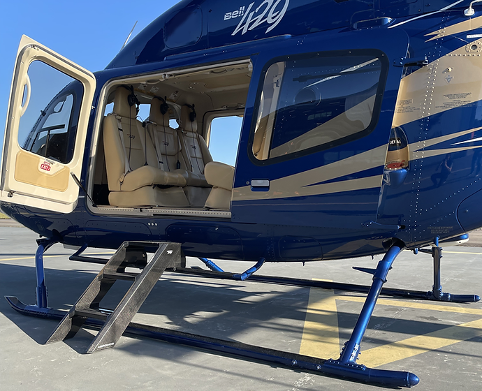 Aeroladder | Helicopter Carbon Fiber Ladder | BELL 429 | Aeromob