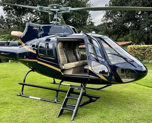 Aeroladder | Helicopter Carbon Fiber Ladder | Airbus H125 | Aeromob