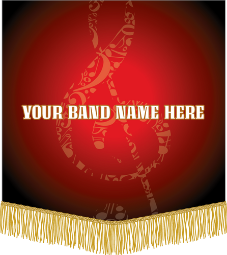BAN014 | Sublimated Music Stand Banner | pcuniforms