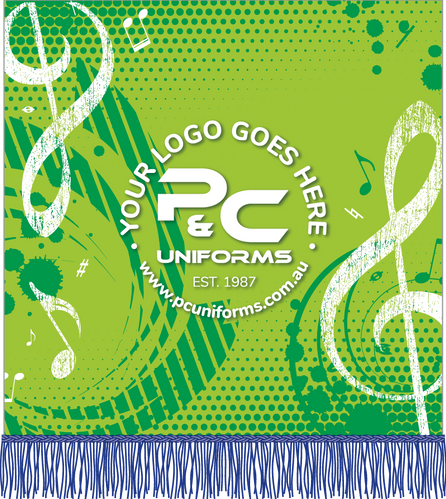 BAN045 | Sublimated Music Stand Banner | pcuniforms