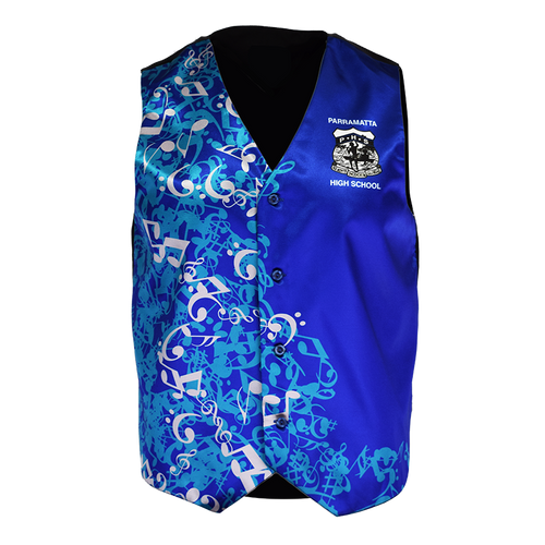 VST035 | Sublimated Music Vest | pcuniforms