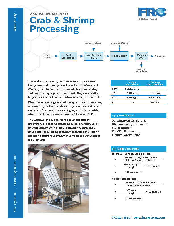 Crab & Shrimp Processing | FRC Systems