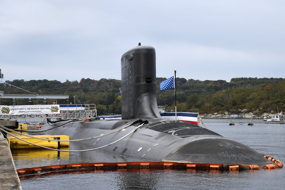 Commissioning of USS Hyman G. Rickover SSN-795