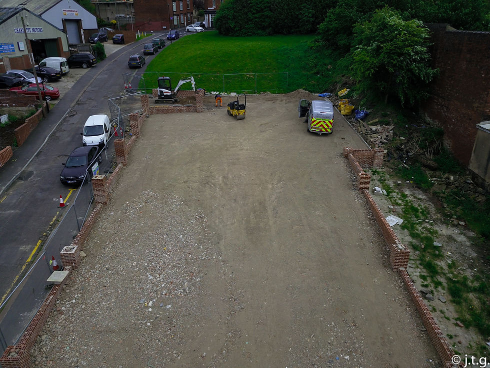 Grading | GSS | yorkshire | recycled tarmac base | planings