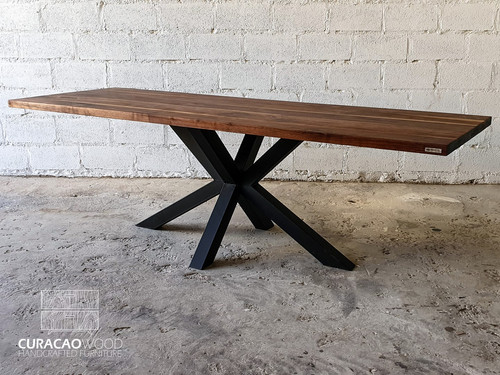 Dining table - Spider leg - Black walnut | Curacao Wood