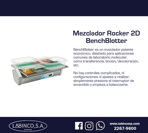 Mezclador Rocker 2D BenchBlotter | Labinco, S.A.