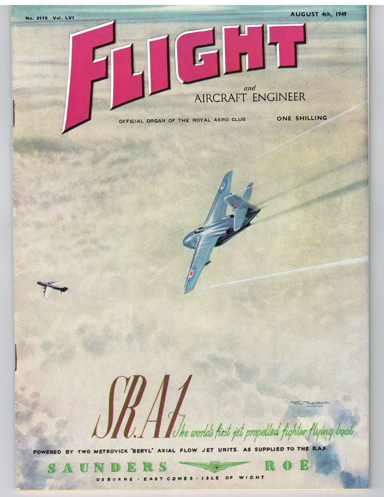 Our Experimental Jet Flying Boat - the Saunders Roe SRA/1