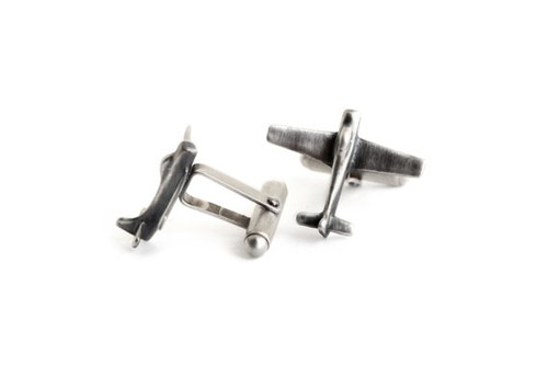 Experience the Thrill of Flight with Our Plane Cufflinks