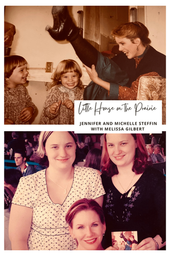 Autographed Jennifer and Michelle Steffin W/ Melissa Gilbert 20 year ...