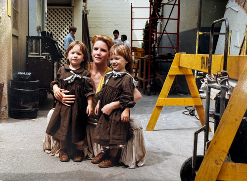 Autographed: Jennifer and Michelle Steffin with Melissa Gilbert BTS at ...