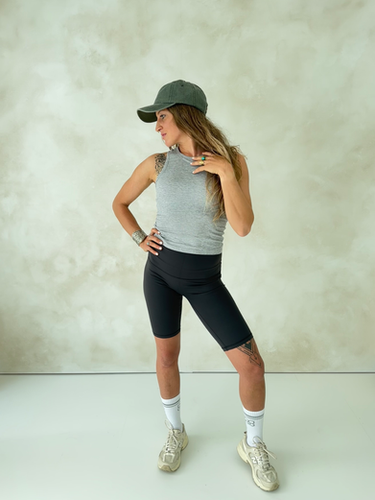 ALL DAY TANK TOP – HEMP GRAY | Beyond Pretty