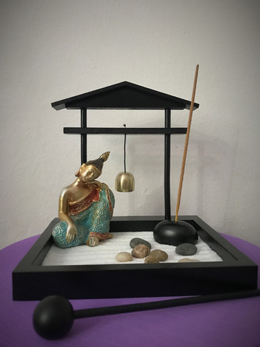 Buddha Zen-Garden / Bell & Incense-Holder | Conjure