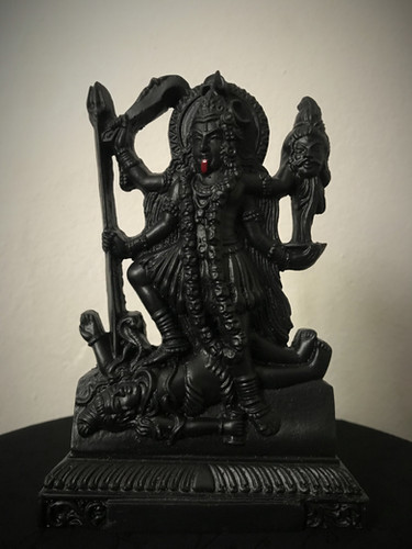 Kali Statue - 17cm x 11cm (Small/Black) | Conjure