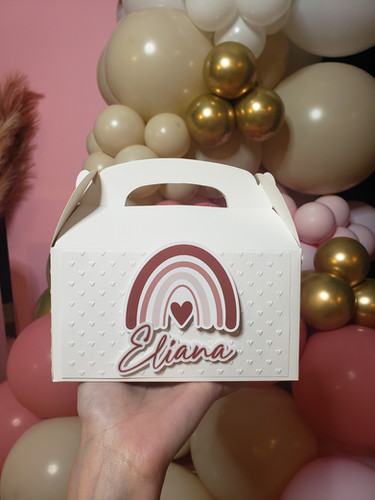 Boho Rainbow Gable Boxes | Creations by Lili