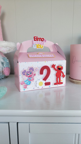 Abby Cadabby and Elmo Favor Boxes | Creations by Lili