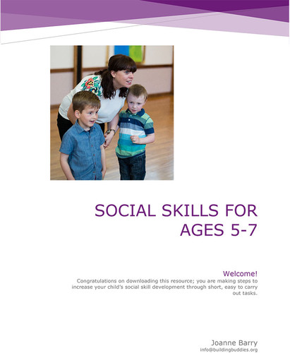 Social Skills Curriculum 1 Ages 5-7 | building-buddies
