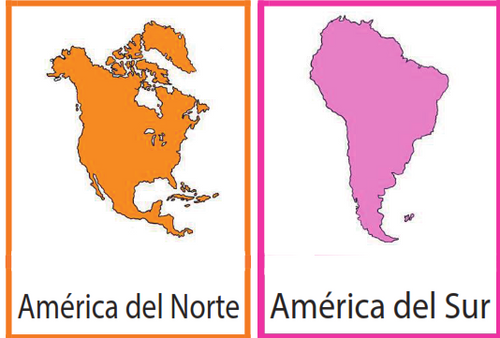 Tarjetas en 3 partes Continentes SCRIPT | Mimont queretaro