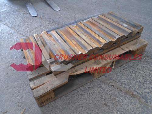 87-01-0002 Grinding rail / list (blow bar) - Cr | Tesab 1012 | Crusher ...