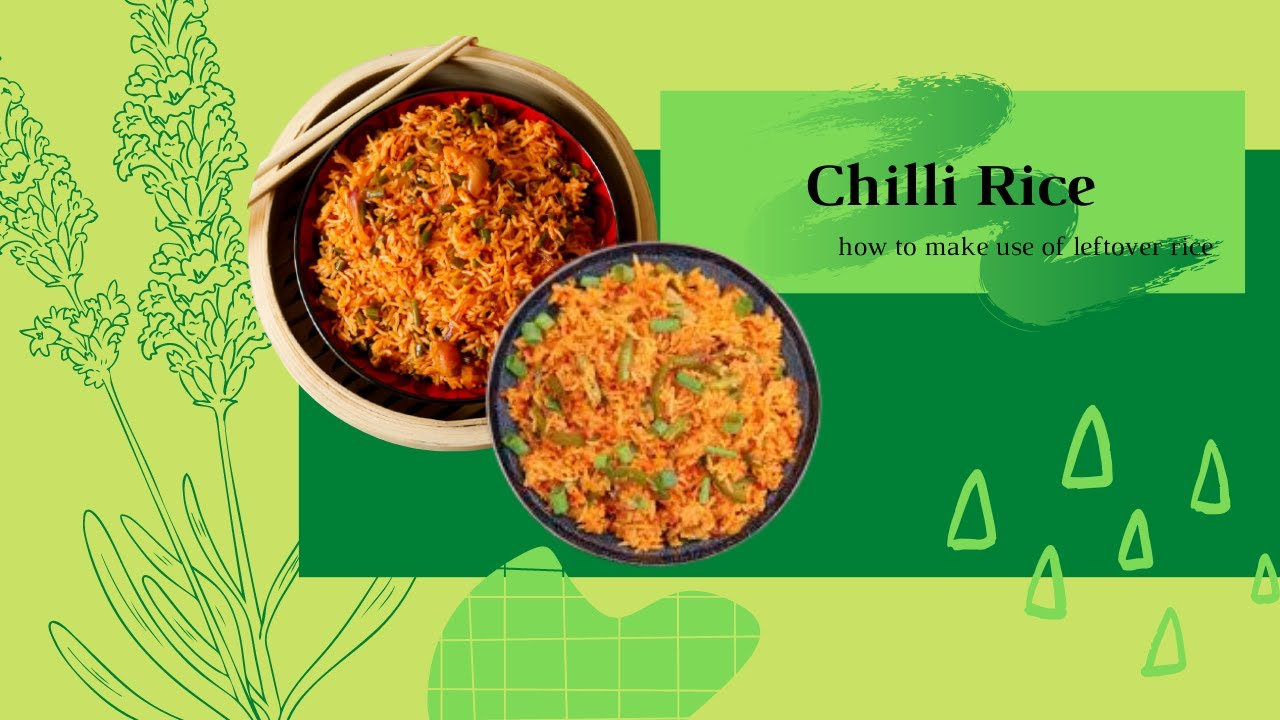 Ingredients: •2 cups Leftover rice •1 TSP Salt •1 & 1/2 TSP Cumin Seeds ...