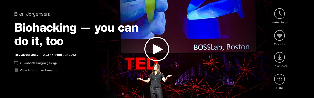 Ellen Jorgensen on TED