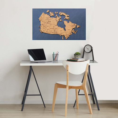 Canada Push Pin Map | Travel Pin Maps