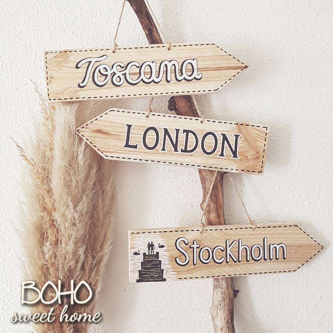 Pancarte personnalisée | Boho Sweet Home