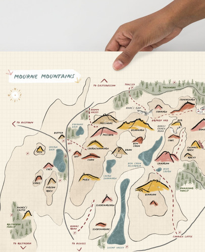 Mourne Mountain Maps - Poster Prints | eg-explores