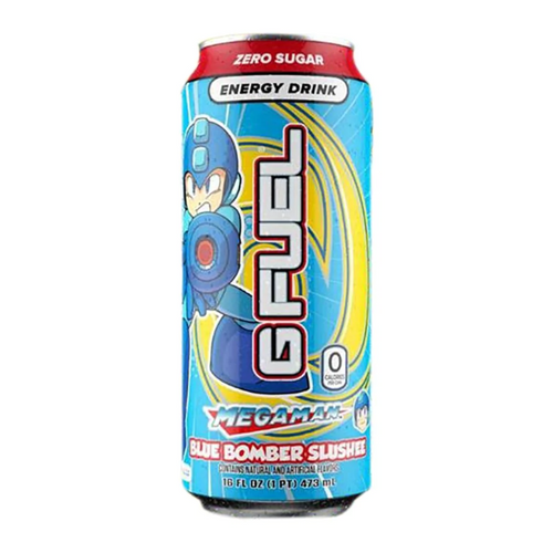 G FUEL - Mega Man Blue Bomber Slushee Energy Drink - 16fl.oz (473ml ...