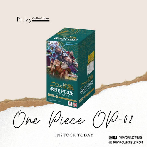 One Piece OP08 Booster Box (Two Legends) | Privy Collectibles