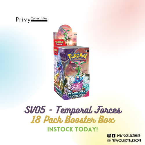 Pokemon TCG: SV05 - Temporal Forces Booster Box (18 packs) | Privy ...