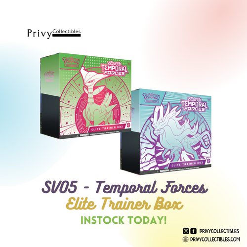 Pokemon TCG: SV05 - Temporal Forces Elite Trainer Box (ETB) random ...