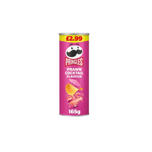 Pringles Prawn Cocktail Sharing Crisps 6 x 165g | Lisscogroup