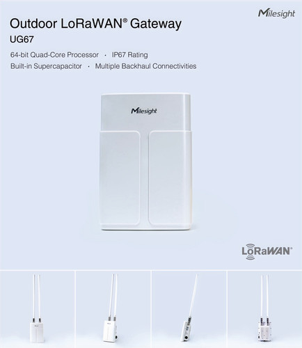 Outdoor LoRaWAN® Gateway UG67 | DVM Iot Solutions