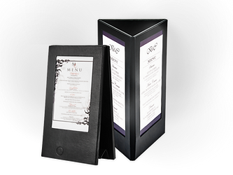 The Illuminated LED Menu - Design your own menu covers-