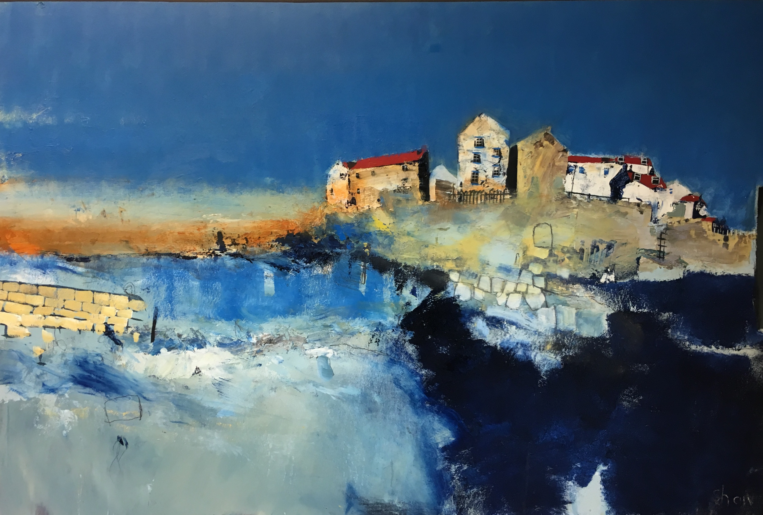 OIL PAINTINGS OF STAITHES | UK | ROB SHAW ART