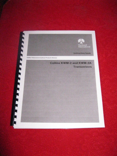 Collins KWM-2, KWM-2A Instruction Manual | kays-manuals