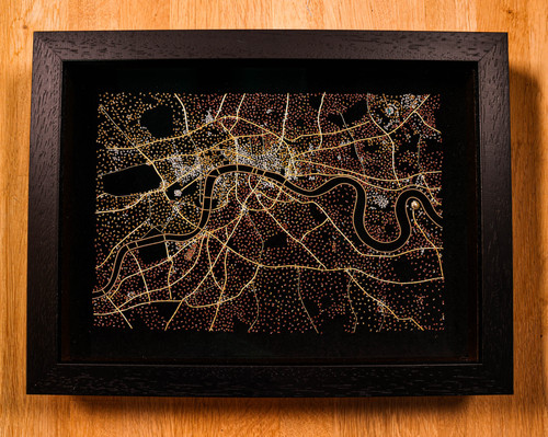Original Embroidery - London Lights | Sarah Stitches
