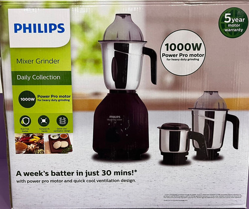 Philips 1000W PowerPro 3 Jar Mixer Grinder HL7713 | Philips Arena