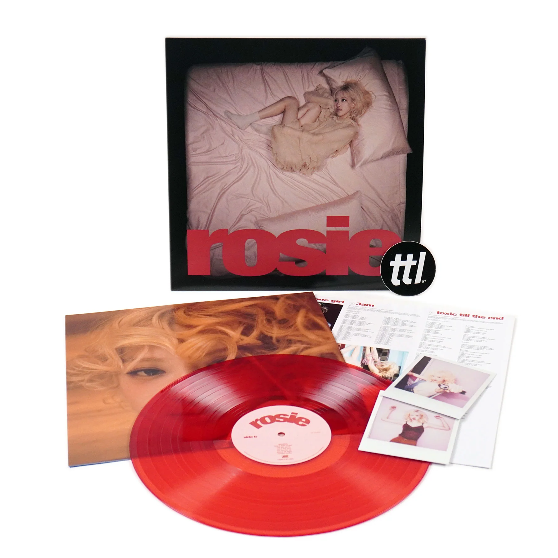 Rosie - Rosie (Clear Vinyl, Red, Bonus Track, Lyric Book) | Plaka Express
