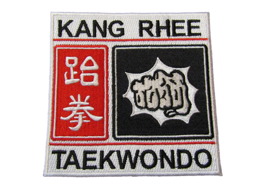 TigerMan Karate Dojo & Museum 4" Kang Rhee Taekwondo Iron On Patch ...